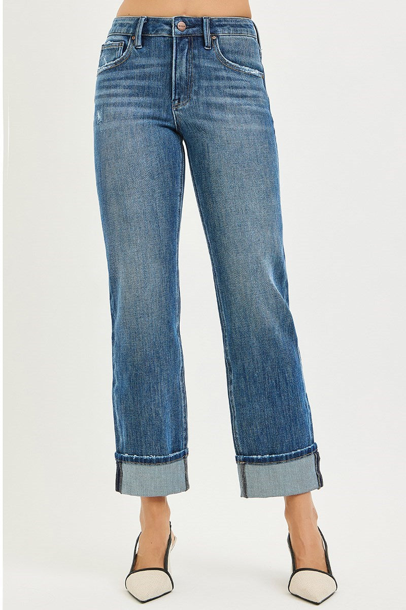 4 Way Stretch Straight Cuff Jean – Truly Trendy